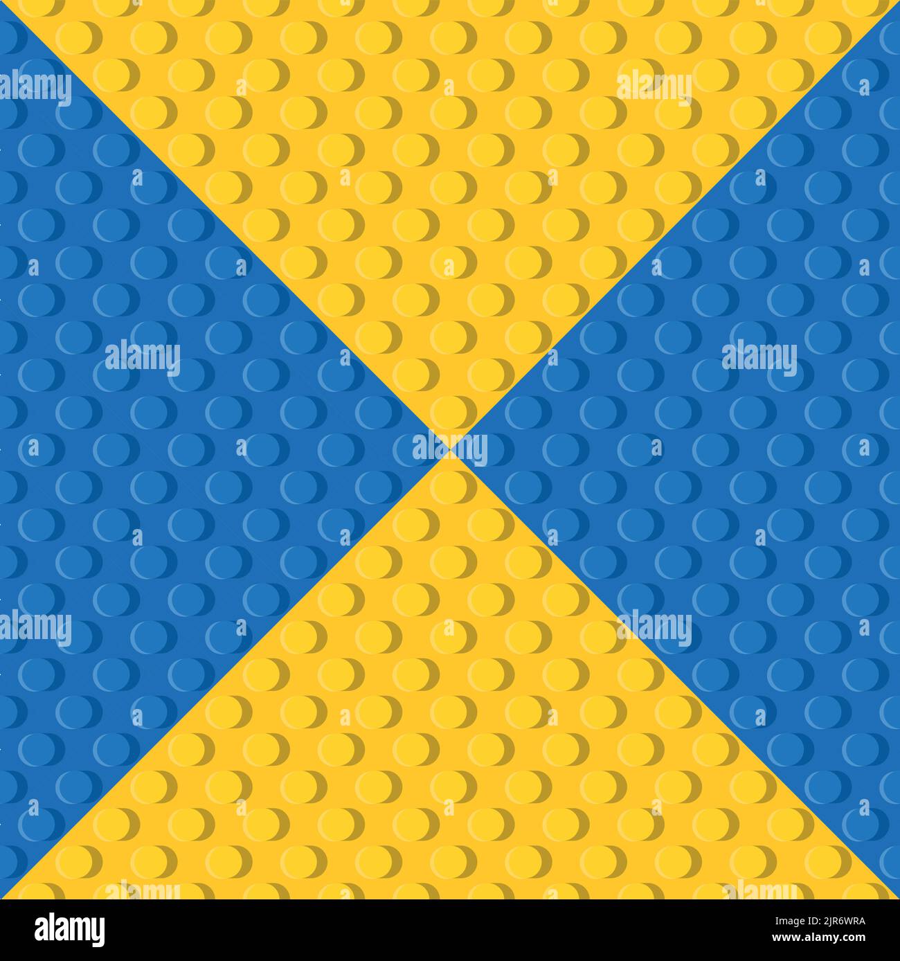 template of realistic colored plastic bricks. Construction blocks. It ...