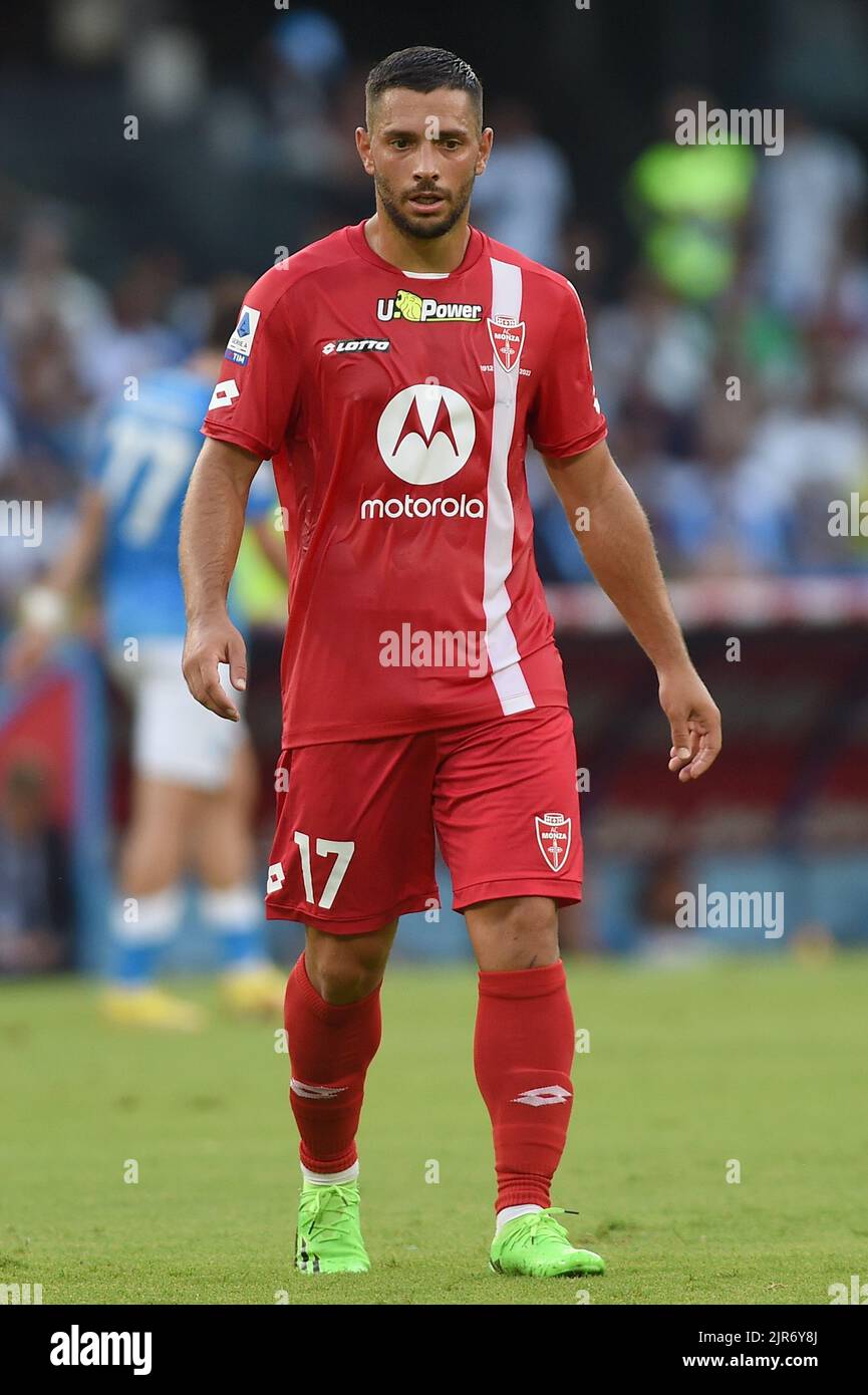 Naples, Italy. 21 Aug, 2022. Gianluca Caprari of AC Monza during the ...