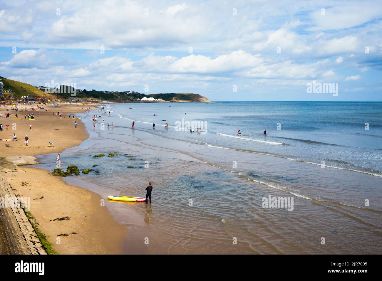 Scarborough's North Bay is a quieter beach with good surfing facilites ...