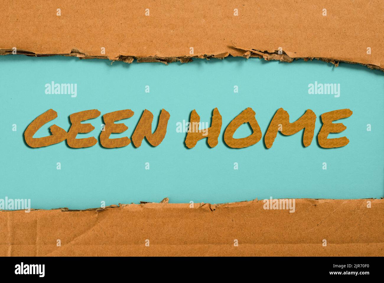 Handwriting text Green Home. Business approach An area filled with ...