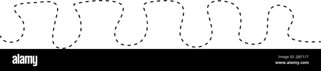 Prewriting tracing lines and curve shapes element for preschool ...