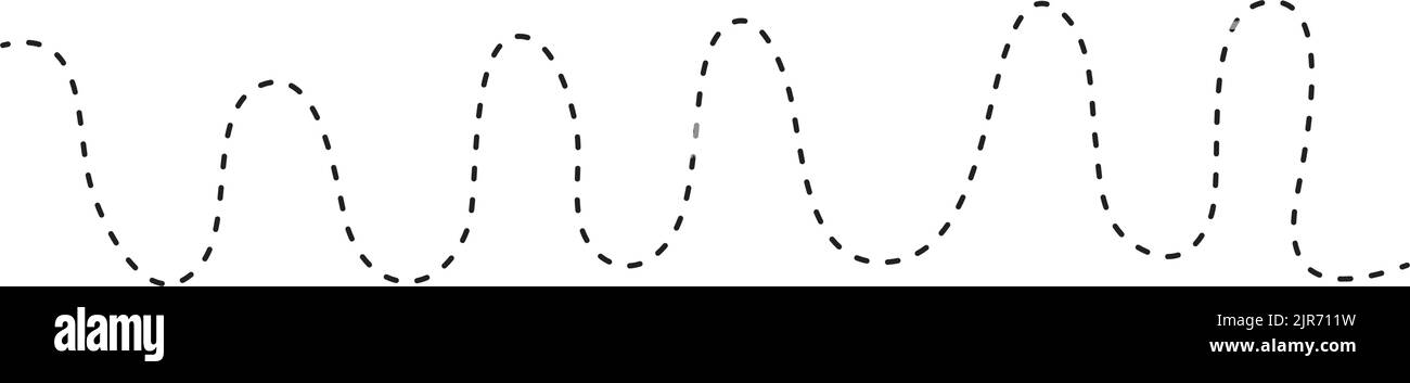 Prewriting tracing lines and curve shapes element for preschool ...