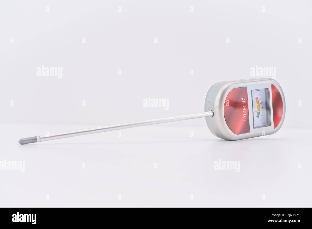 soil Ph test tool isolated on a white background Stock Photo - Alamy