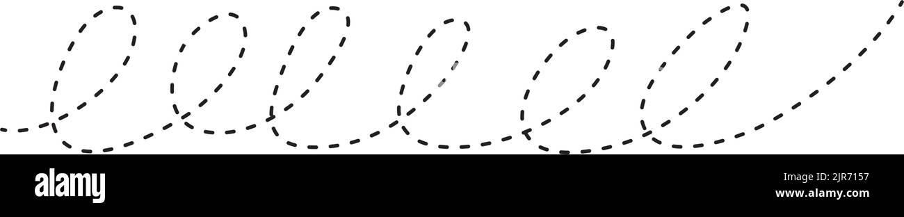 Prewriting tracing lines and curve shapes element for preschool ...