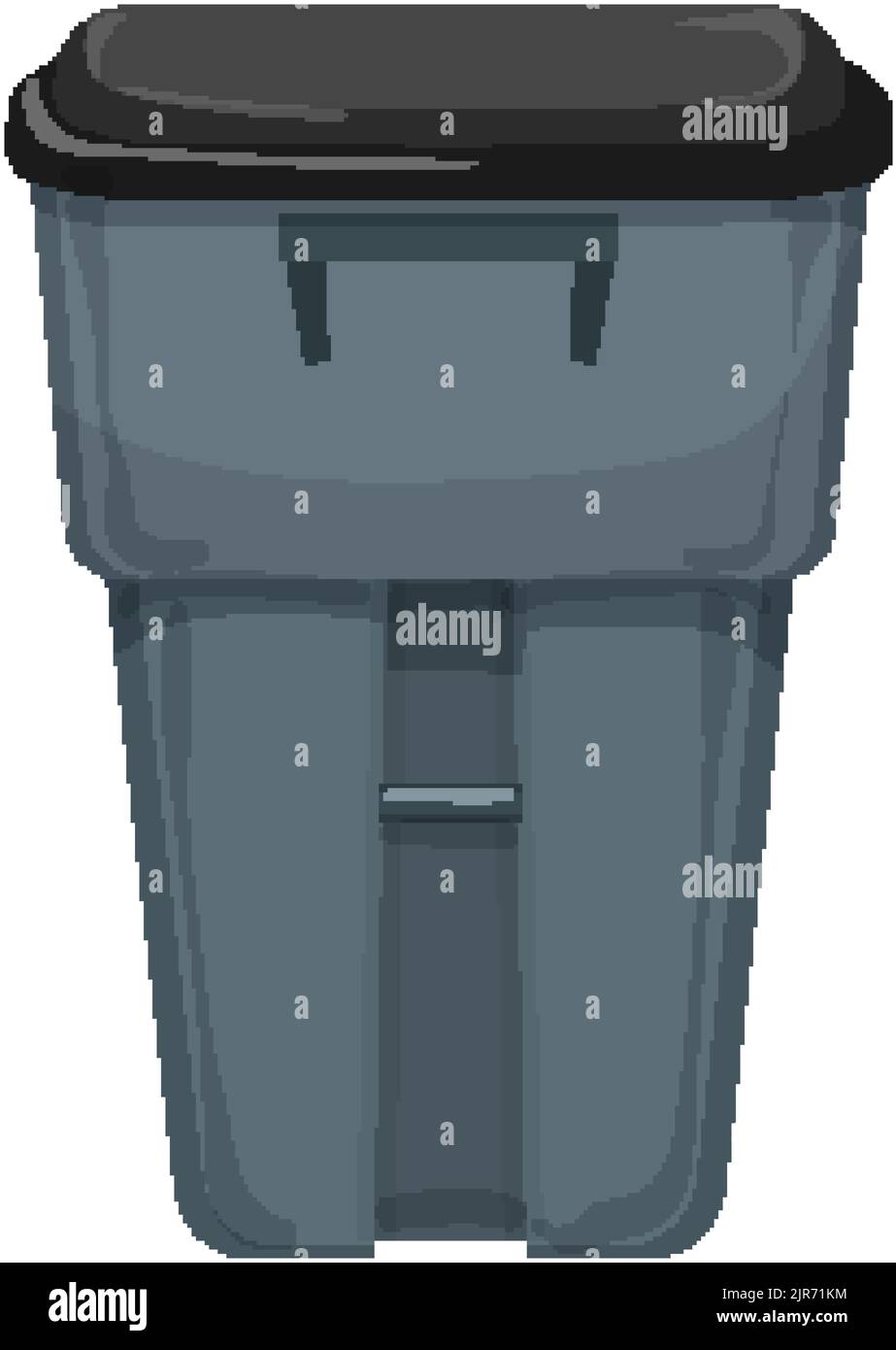 box trash bin garbage cartoon. box trash bin garbage sign. isolated ...