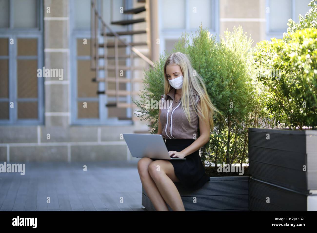 E-learning, webinars, college homework and social media online concept ...