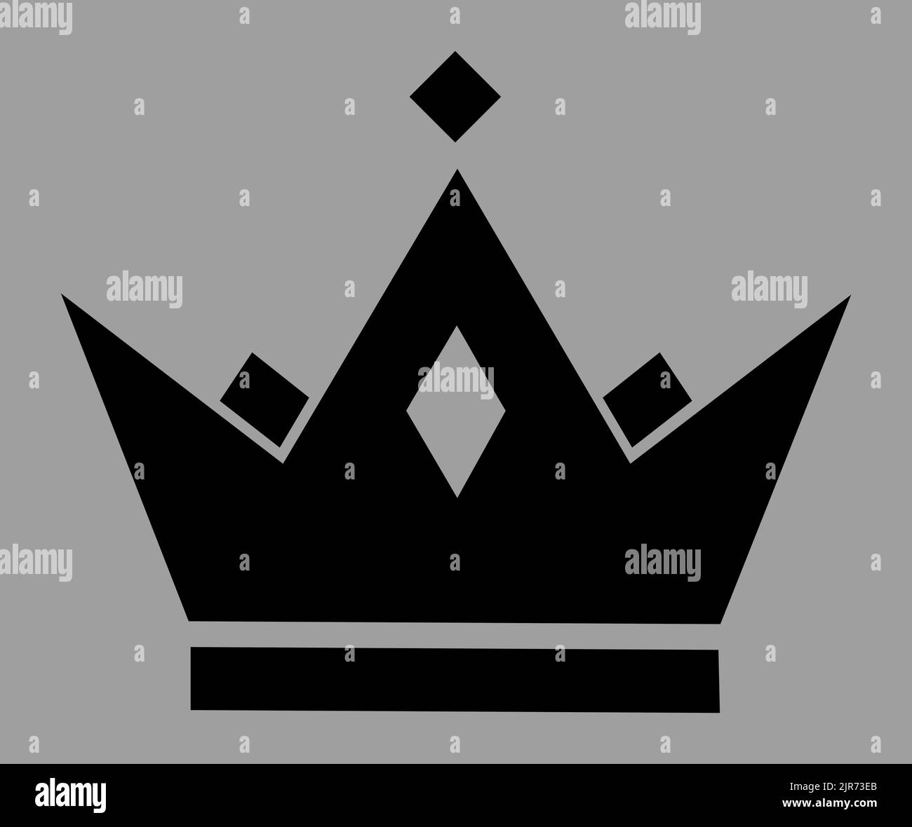 drawing of crown black on transparent grey background Stock Photo - Alamy