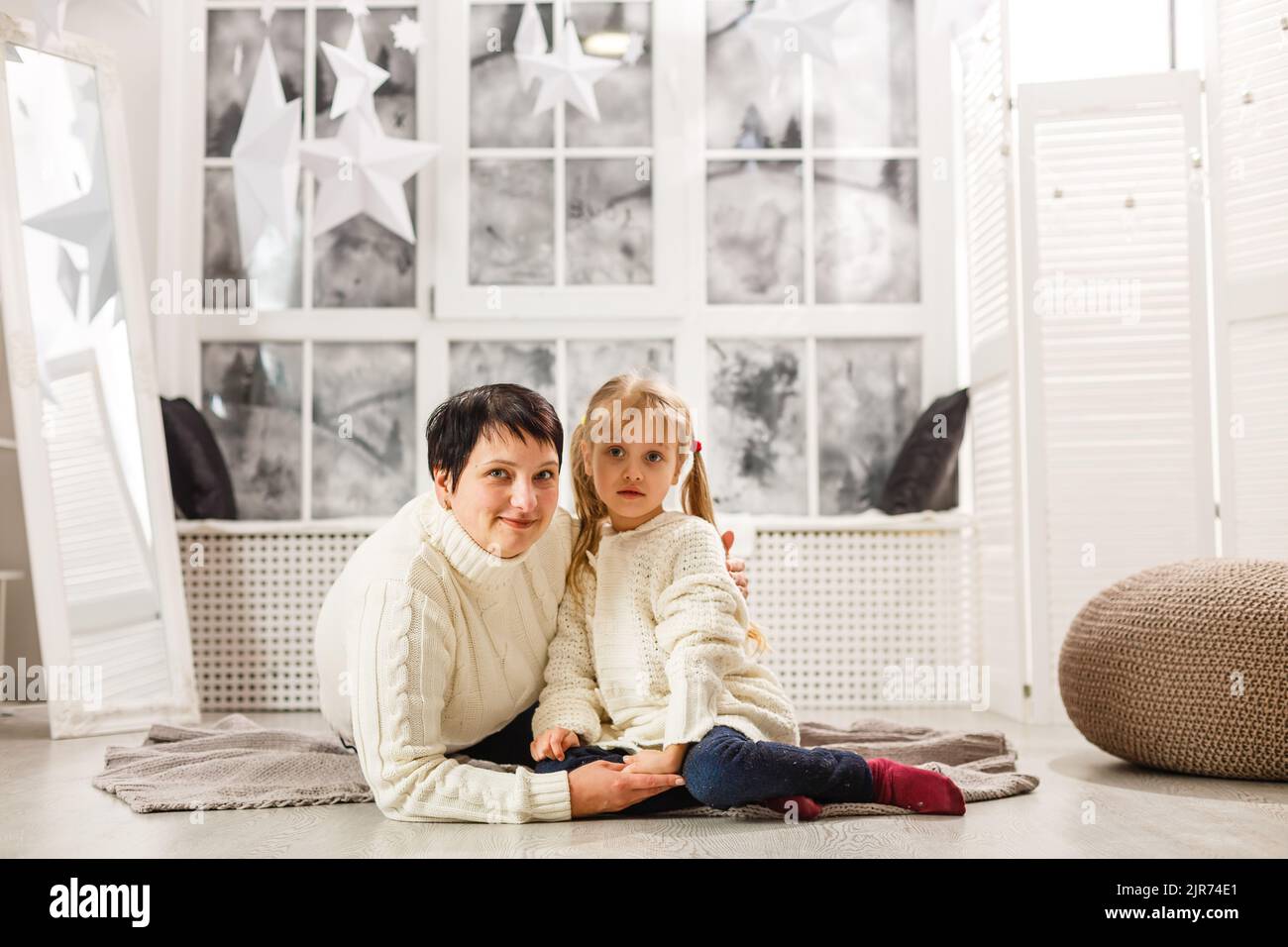 holidays, celebration, family and people concept - happy mother and ...