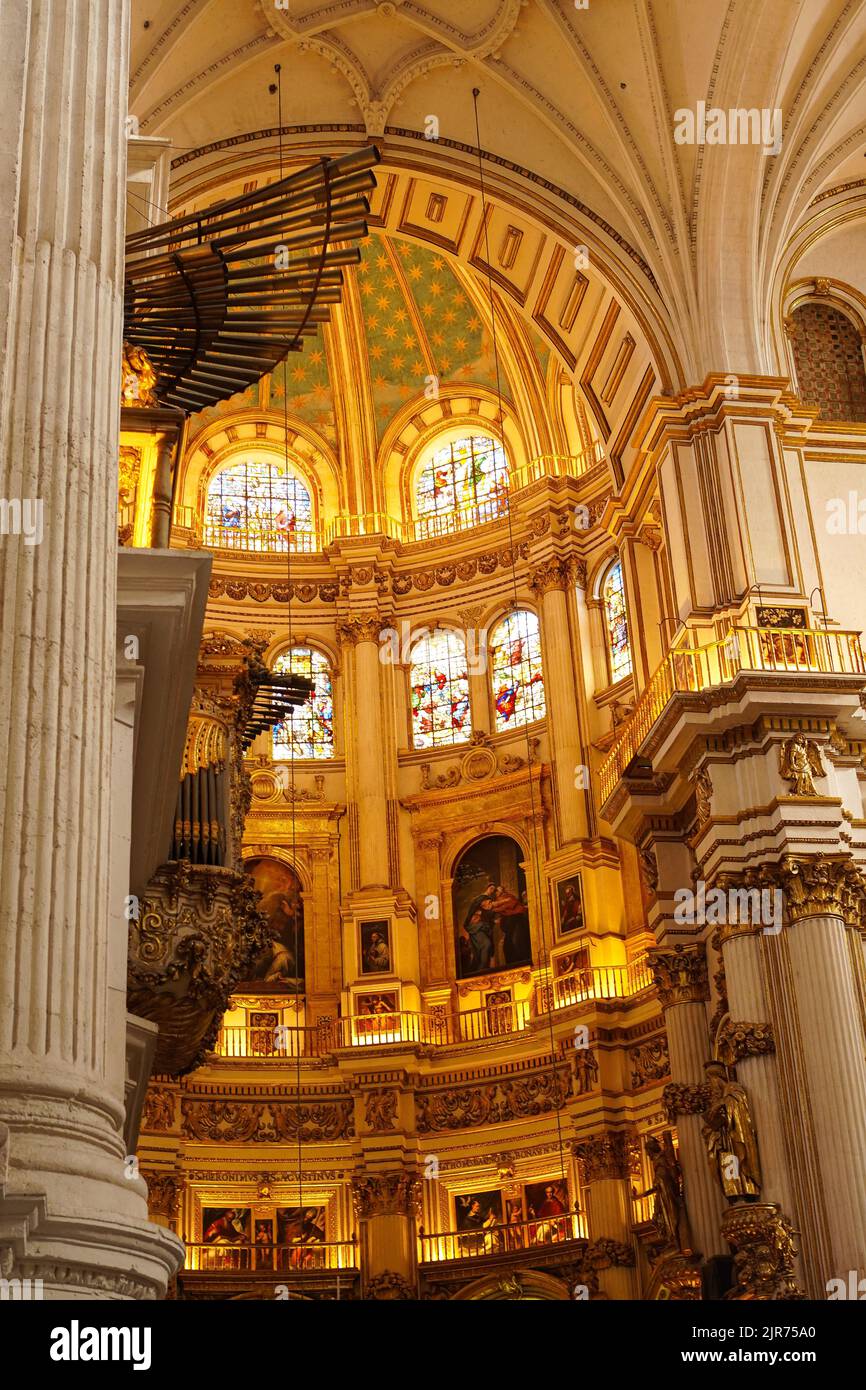 Details of Granada cathedral, Andalusia, Spain Stock Photo - Alamy