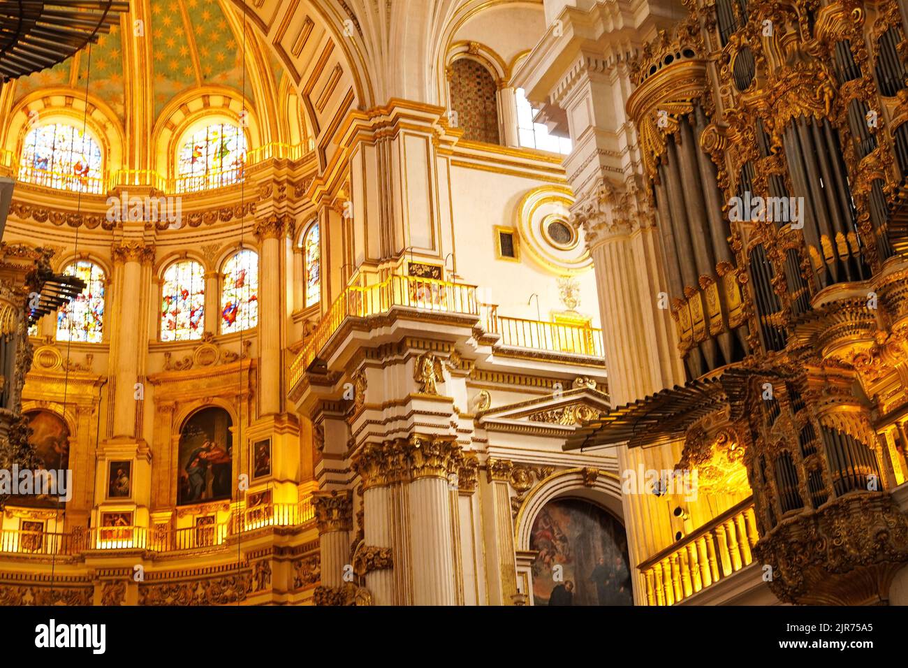 Details of Granada cathedral, Andalusia, Spain Stock Photo - Alamy