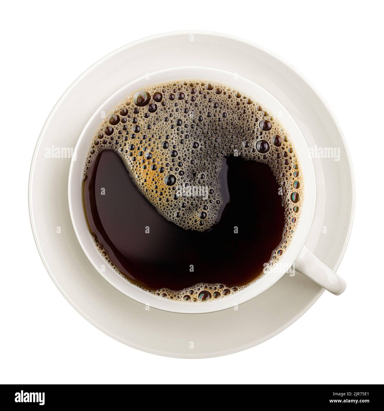 Cup of coffee, isolated on white background, clipping path, full depth ...