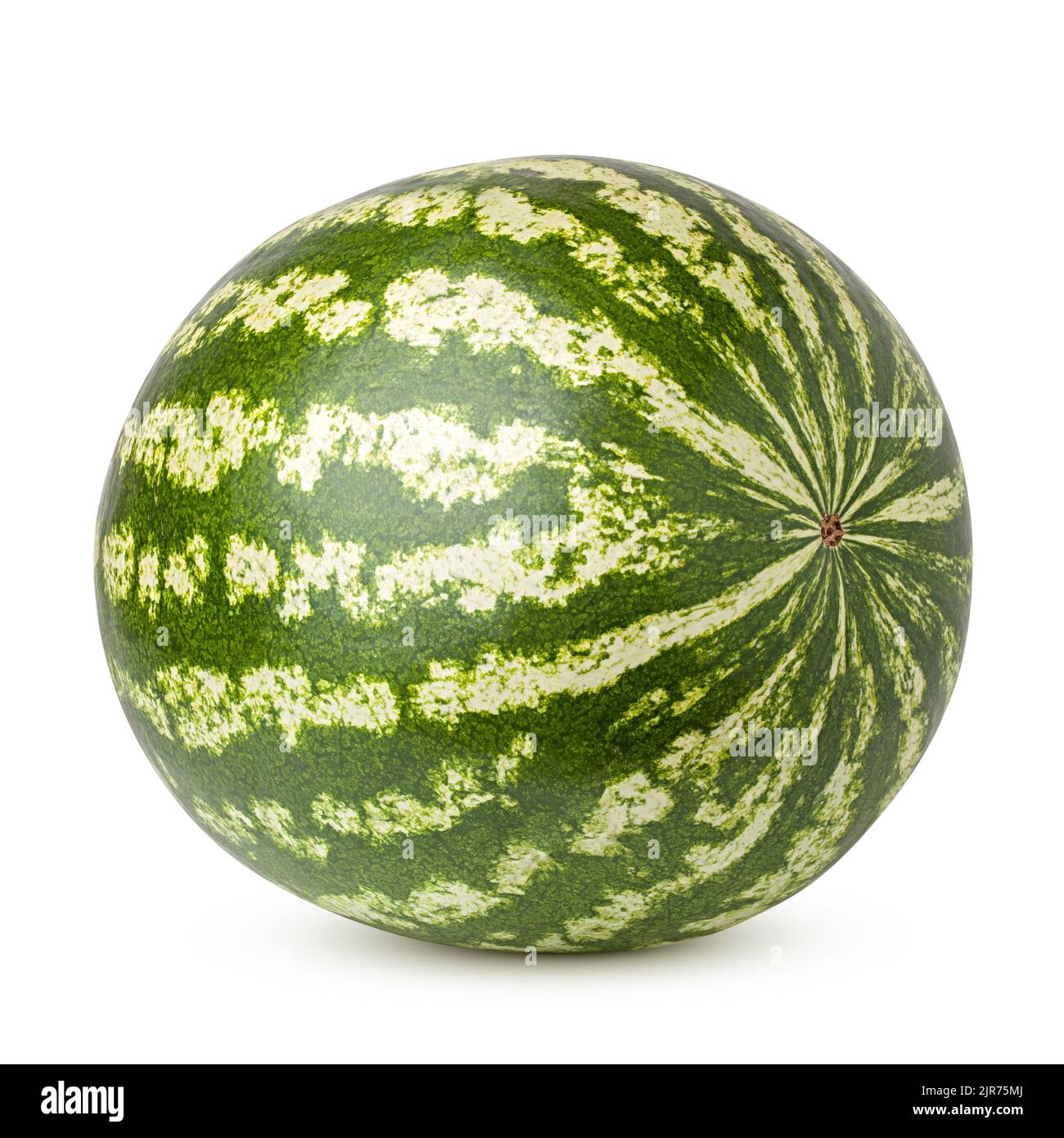 watermelon isolated on white background, clipping path, full depth of ...