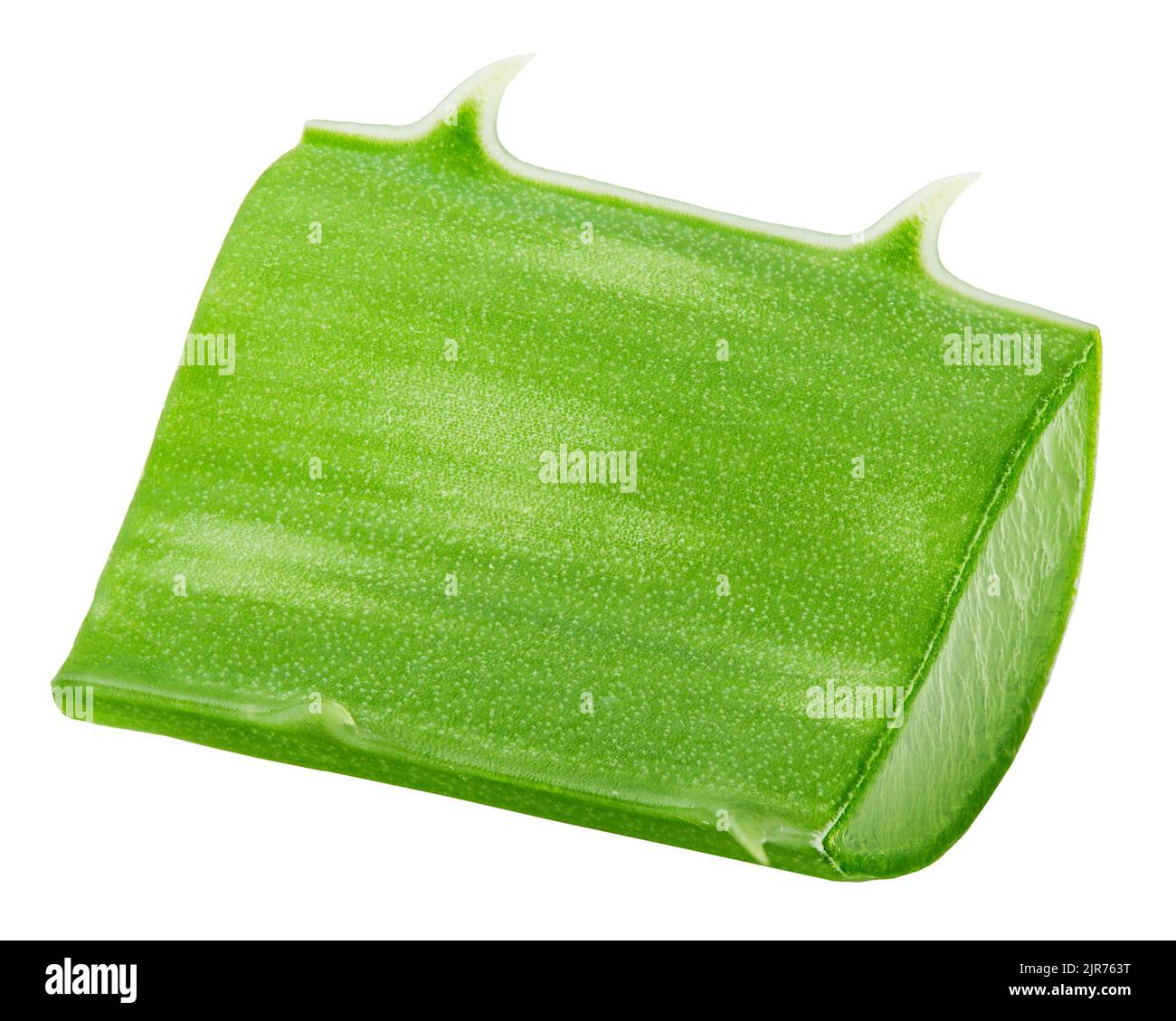 Aloe vera, slice, isolated on white background, clipping path, full ...