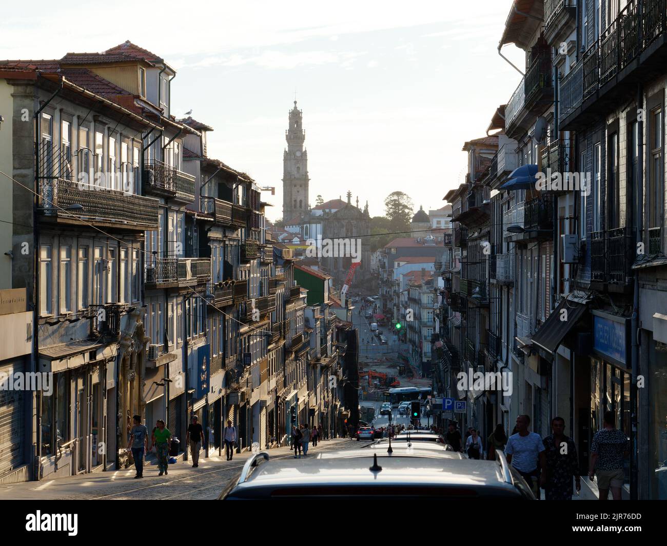 Looking down Rua de 31 de Janeiro (31st of January Street) in Porto's ...