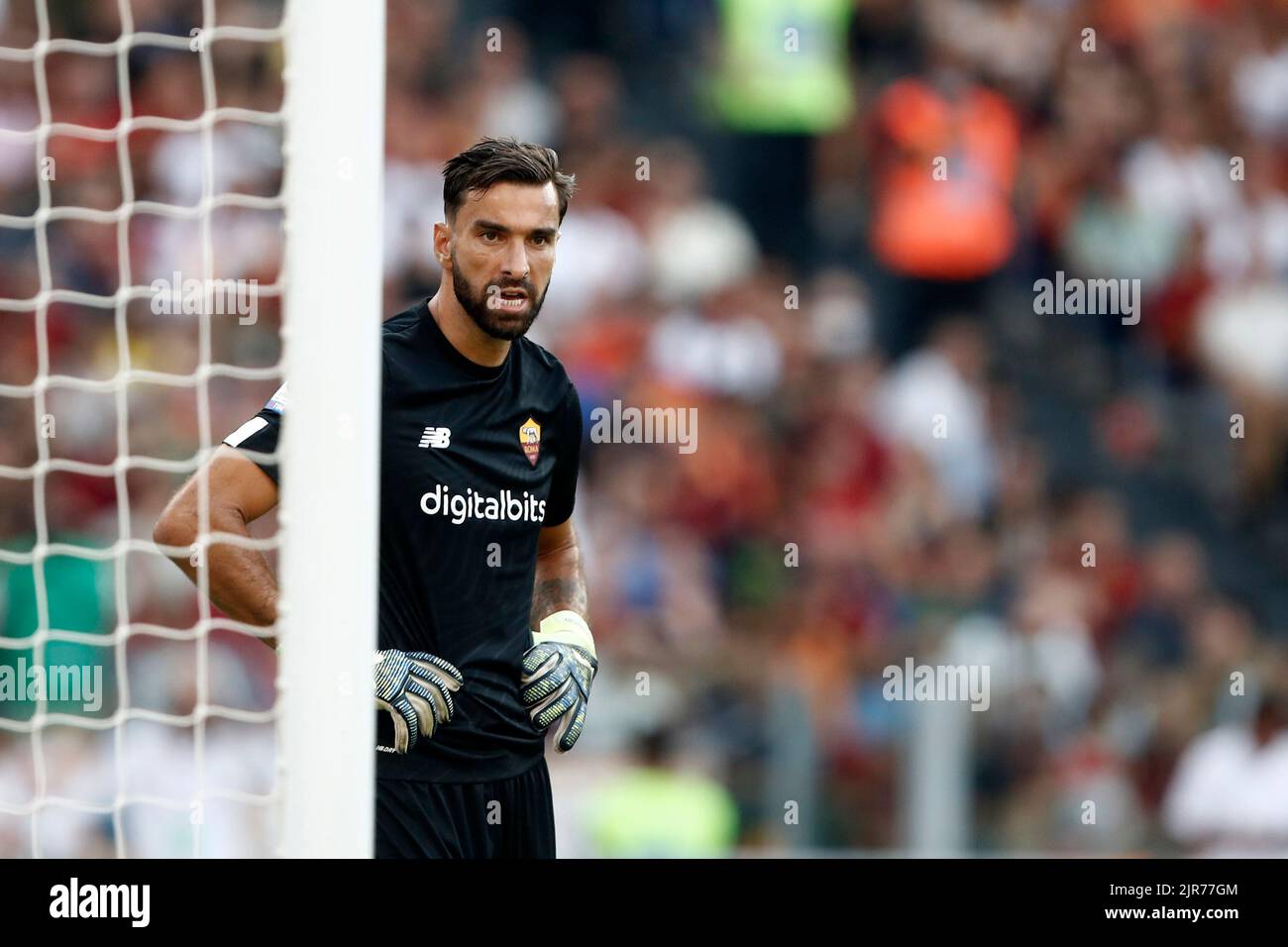 Rome, Italy. 22nd Aug, 2022. Rui Patricio, goalkeeper of AS Roma, in ...
