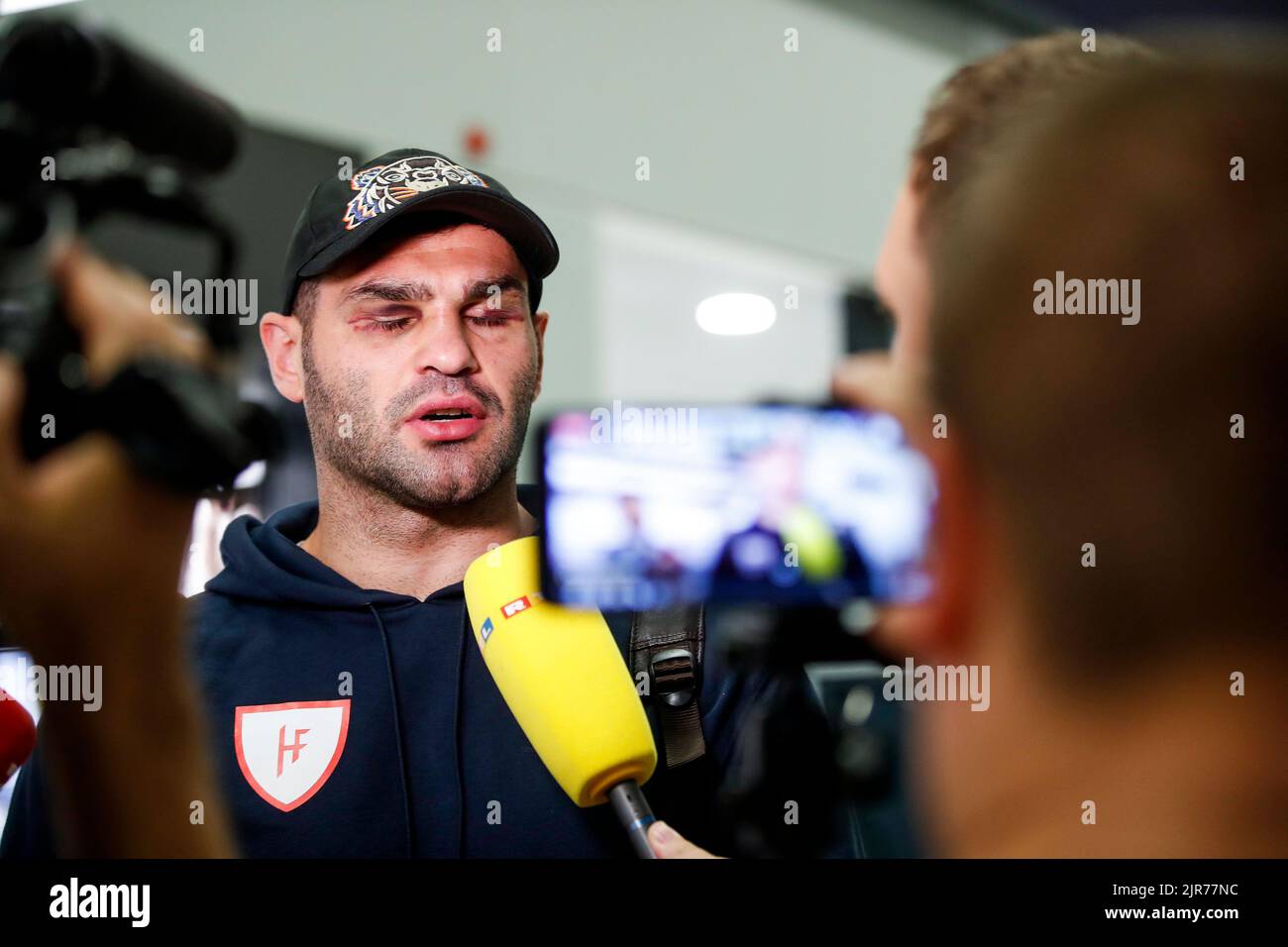 Boxer Filip Hrgovic returned to Zagreb after the biggest victory in his ...