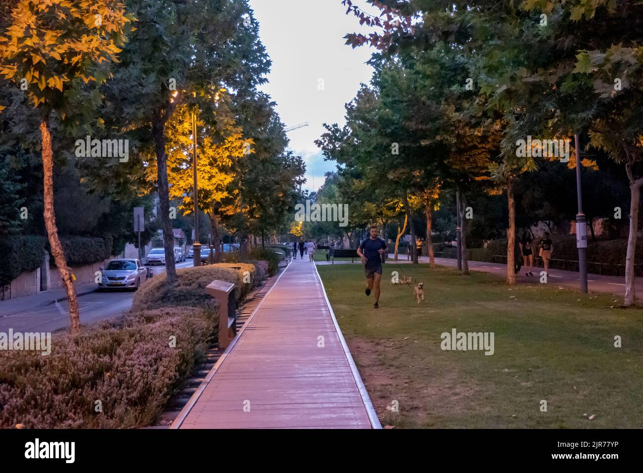 Train track park jerusalem hi-res stock photography and images - Alamy