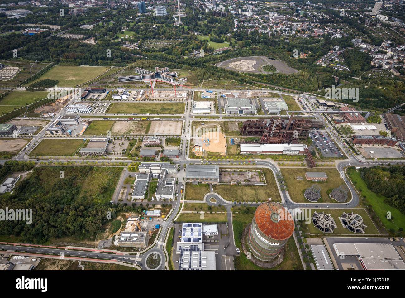Phoenix west site and hoesch gasometer hi-res stock photography and ...