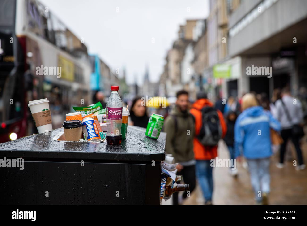 Edinburgh, Scotland, UK. 22nd Aug, 2022. The fifth day of the Waste ...