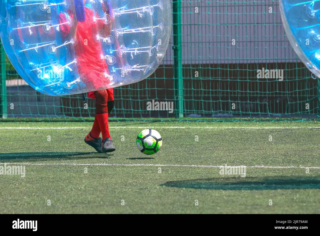 Bubble bump soccer hi-res stock photography and images - Alamy