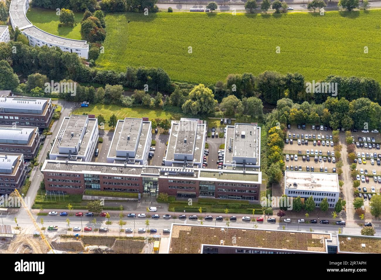 Aerial view of the TZDO - TechnologieZentrumDortmund GmbH, Dortmund ...