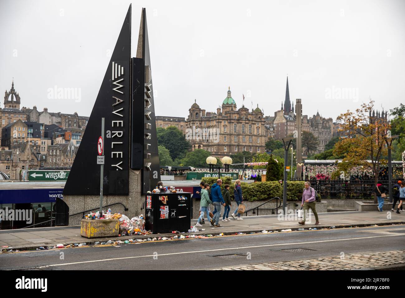 Edinburgh, Scotland, UK. 22nd Aug, 2022. The fifth day of the Waste ...