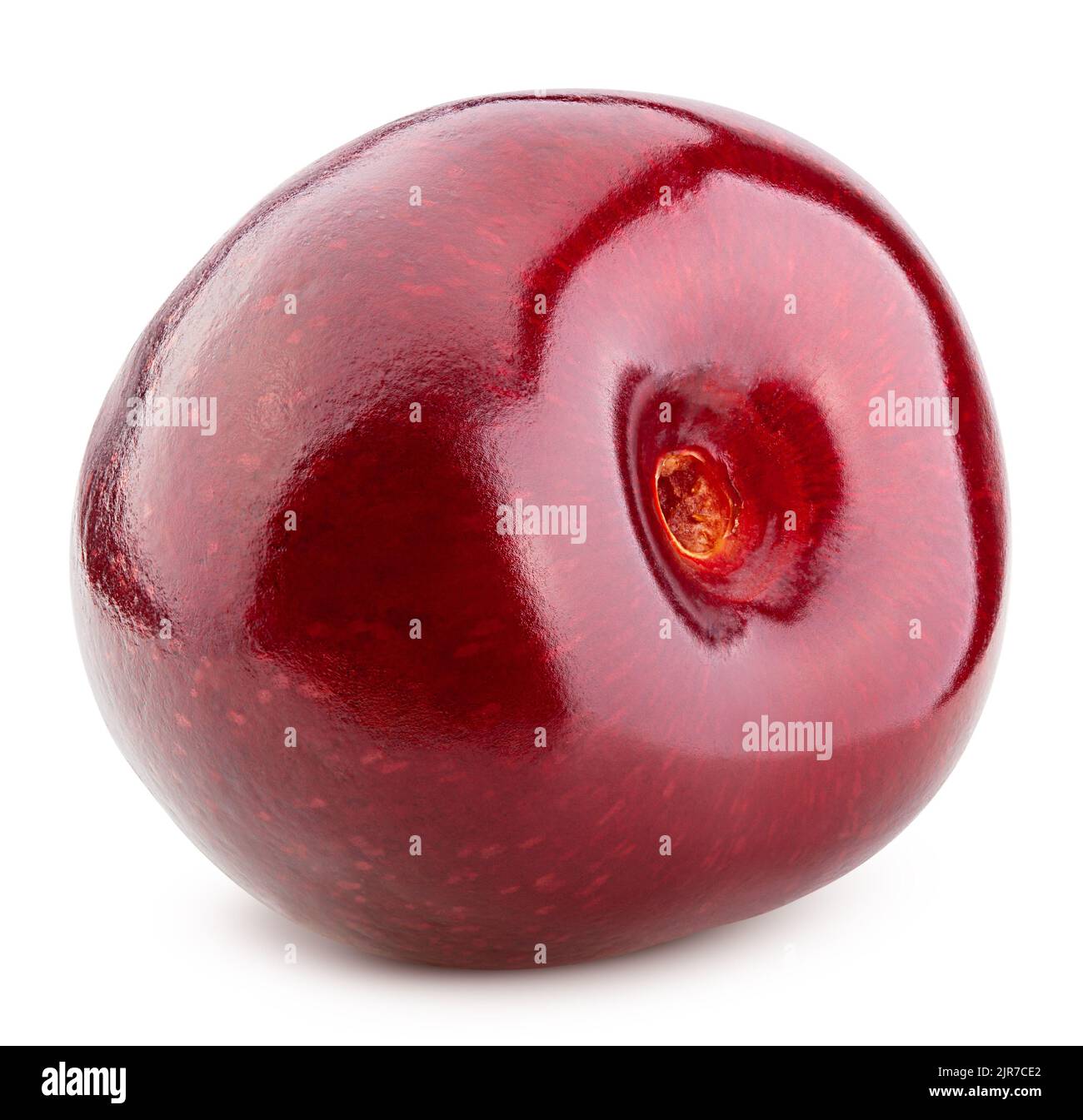 cherry isolated on white background, full depth of field, clipping path ...