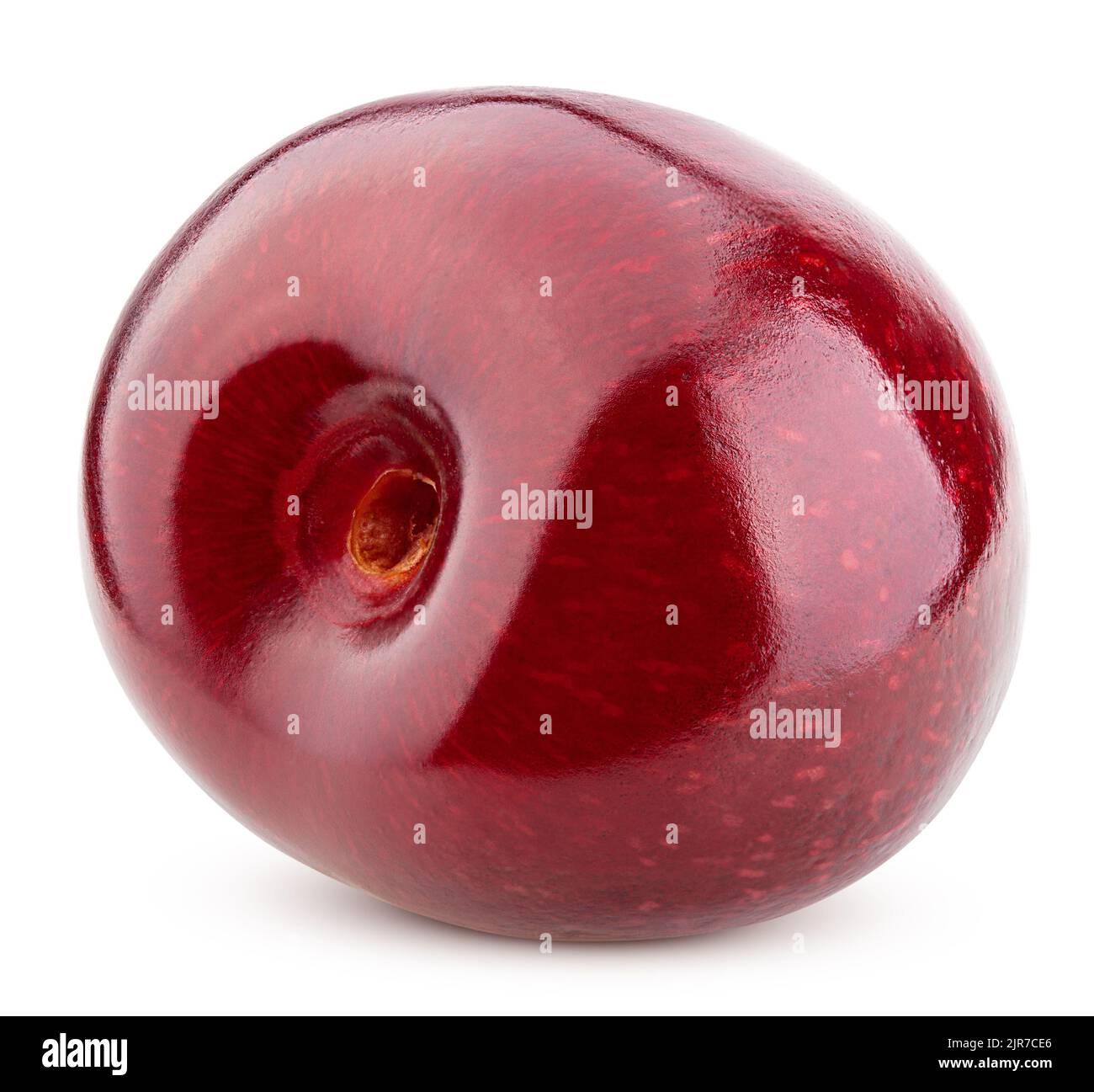 cherry isolated on white background, full depth of field, clipping path ...
