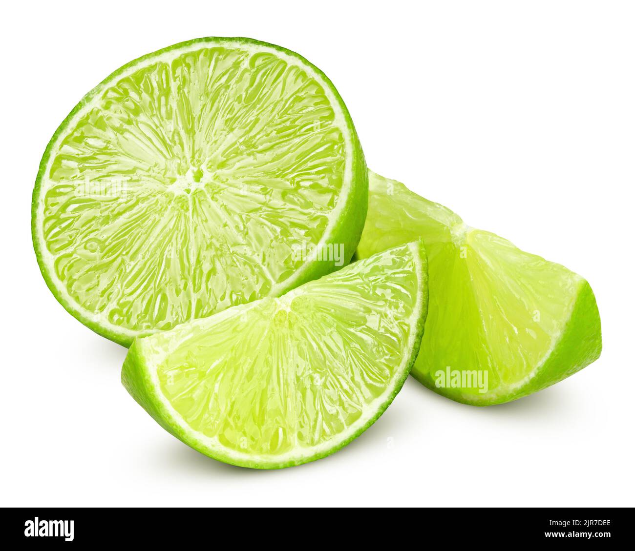 lime isolated on white background, clipping path, full depth of field ...