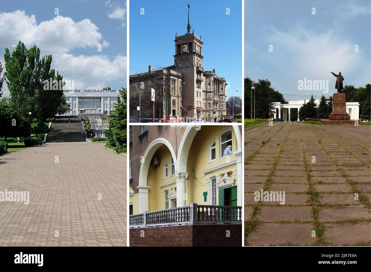 The beautiful town of Mariupol in Ukraine (post war Stock Photo - Alamy