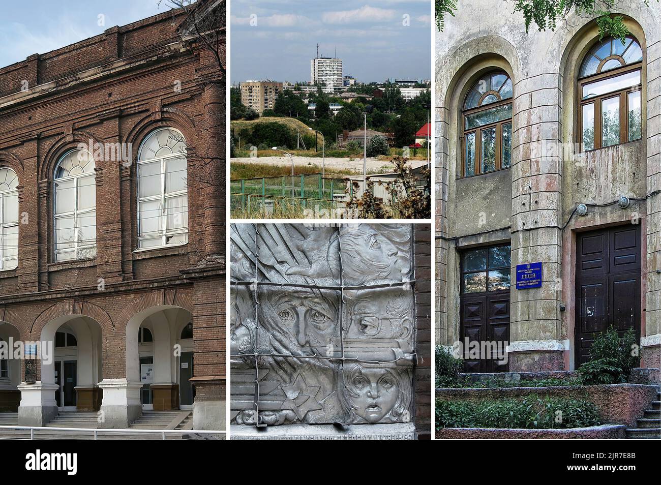 The beautiful town of Mariupol in Ukraine (post war Stock Photo - Alamy