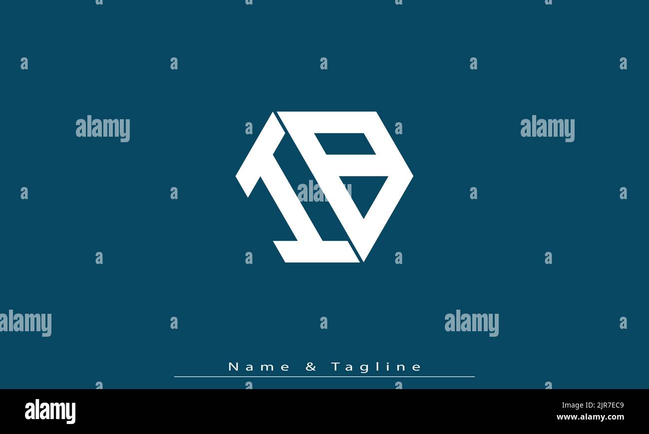 Alphabet letters Initials Monogram logo IB , BI Stock Vector Image ...