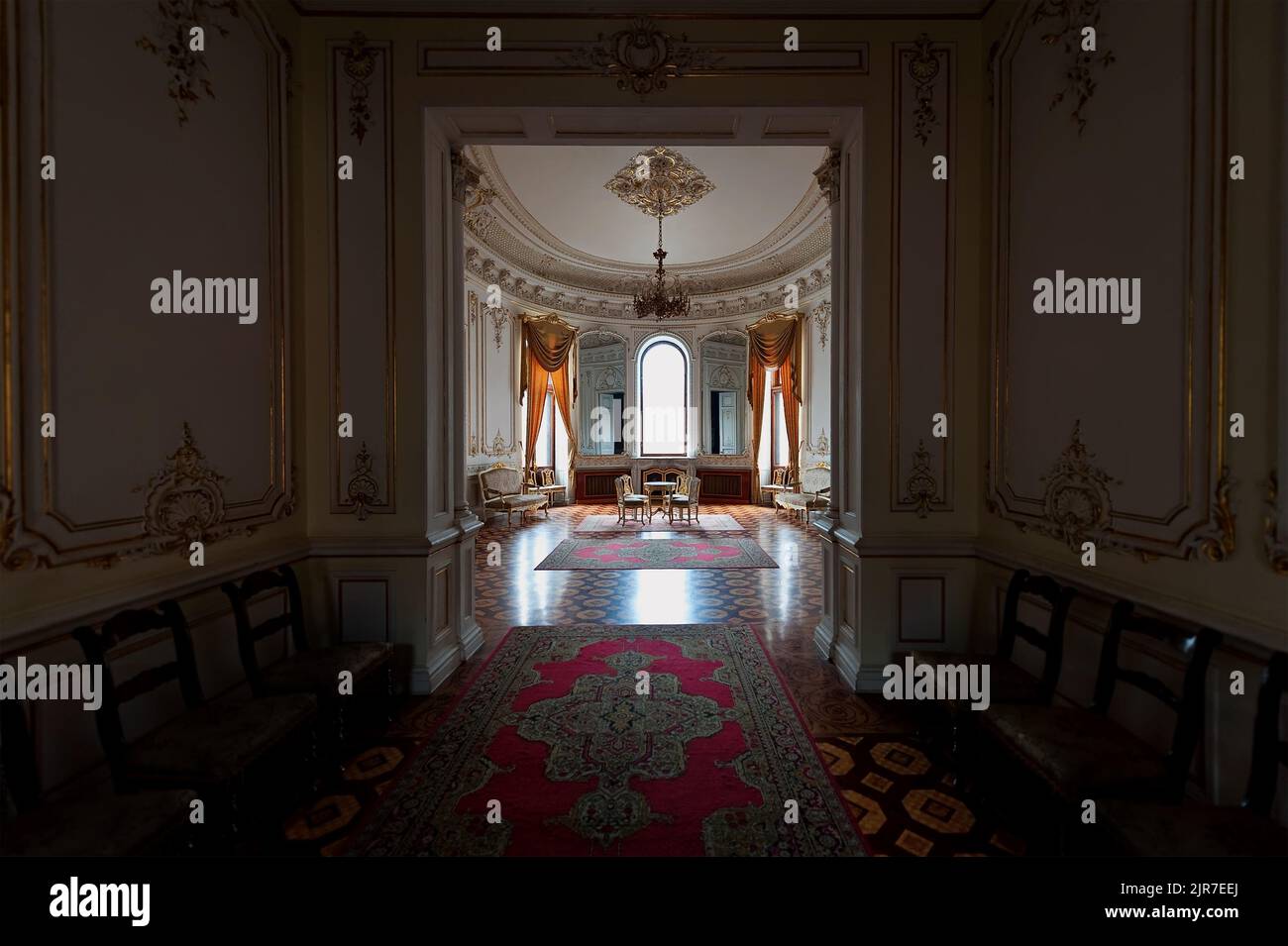 Interior of the Palace of counts Tolstoy, commonly known as the House ...