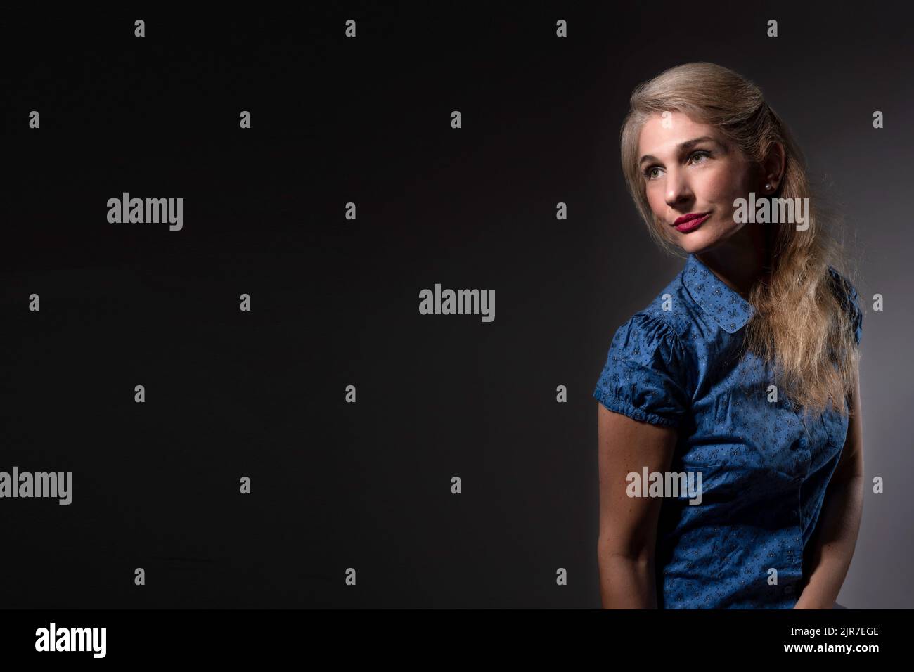 Attractive slim caucasian woman lighting hi-res stock photography and ...