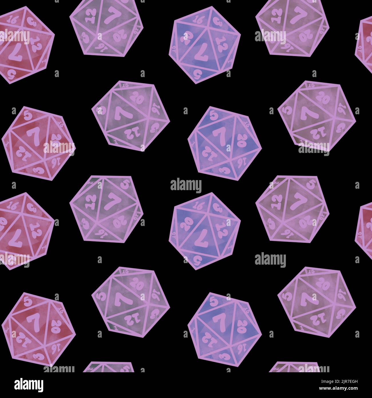 Game dice seamless geometric numbers kids and gamers pattern for ...