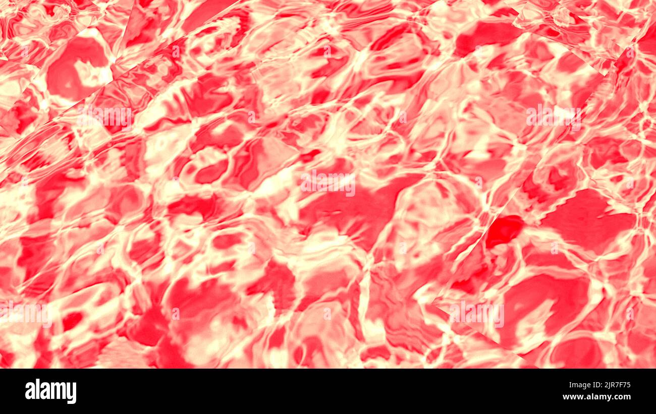 Closeup of desaturated transparent clear calm water surface texture ...