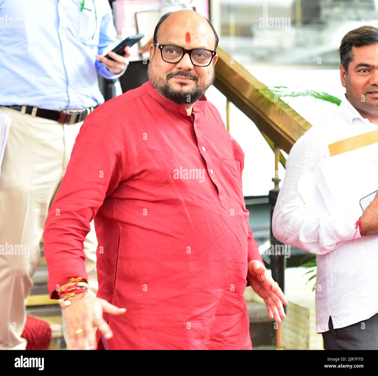 Mumbai, India. 22nd Aug, 2022. MUMBAI, INDIA - AUGUST 22: MLA Gulabrao ...