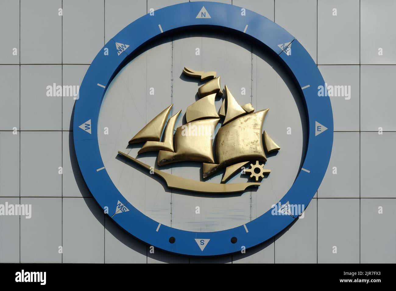 The famous logo of Odessa Film Studio in Odesa Ukraine Stock Photo - Alamy
