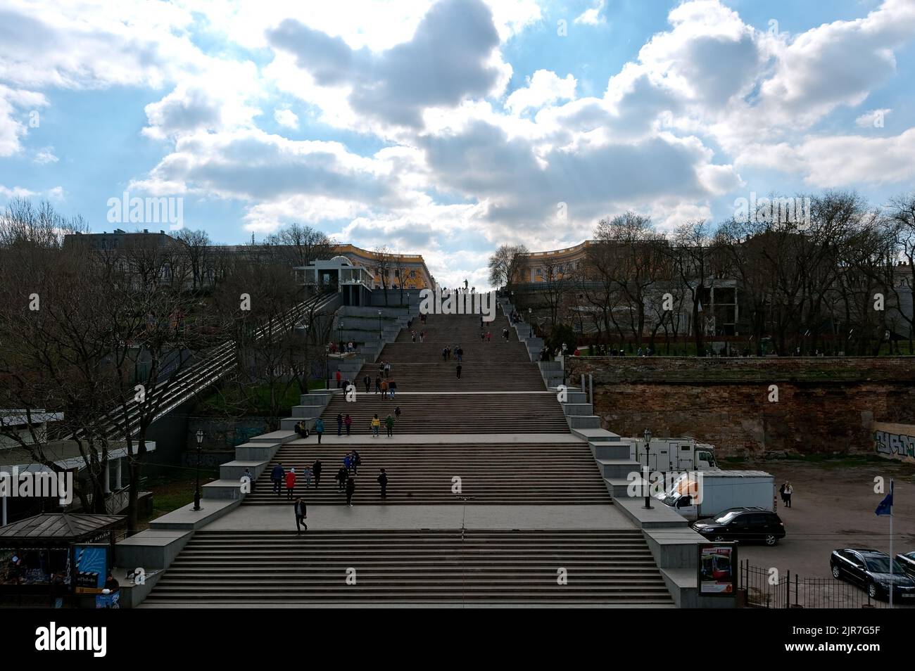 The 142-metre-long Potemkin Stairs in Odesa, Ukraine Stock Photo - Alamy