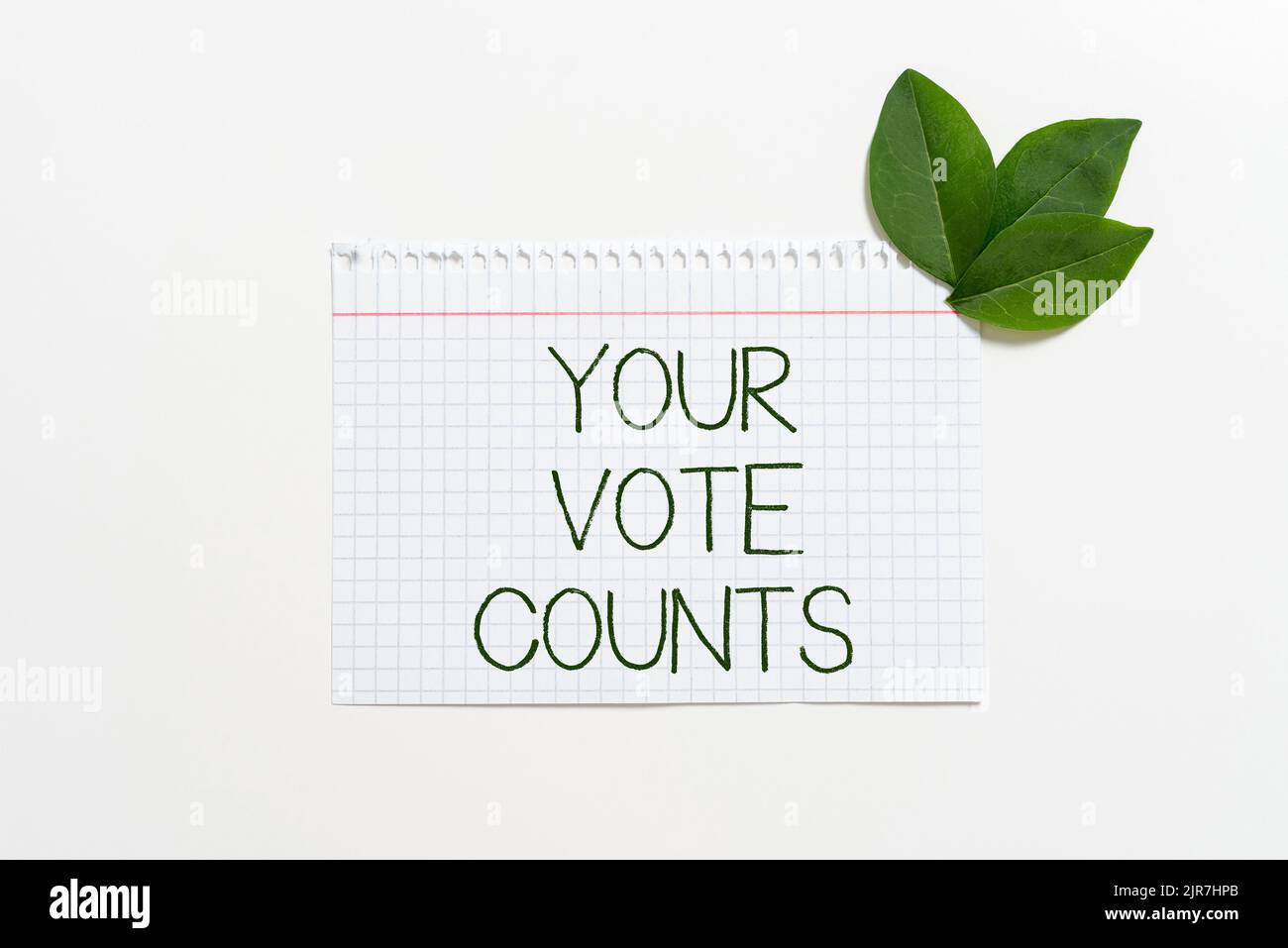 Conceptual display Your Vote Counts. Business showcase Make an election ...