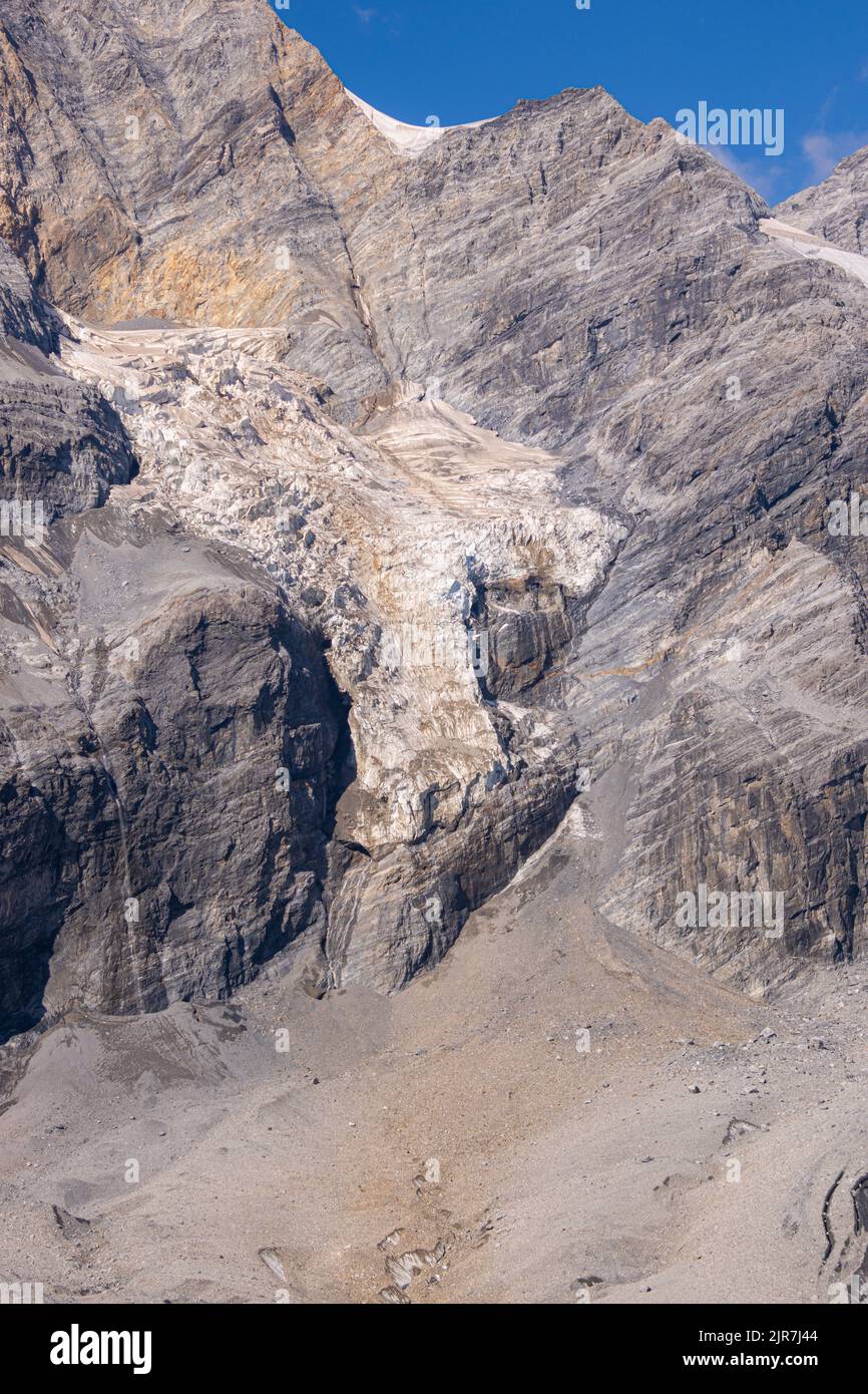 glacier of Gran Zebru (Königsspitze), Solda (Sulden), South Tyrol ...