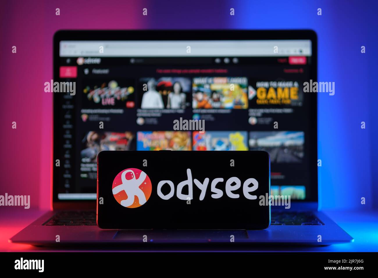 Odysee app hi-res stock photography and images - Alamy