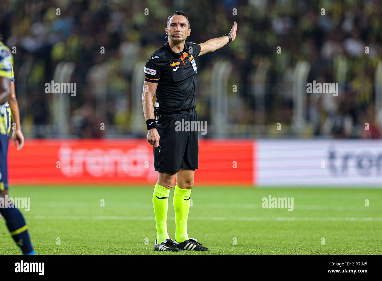 ISTANBUL, TURKEY - AUGUST 22: referee Abdulkadir Bitigen during the ...
