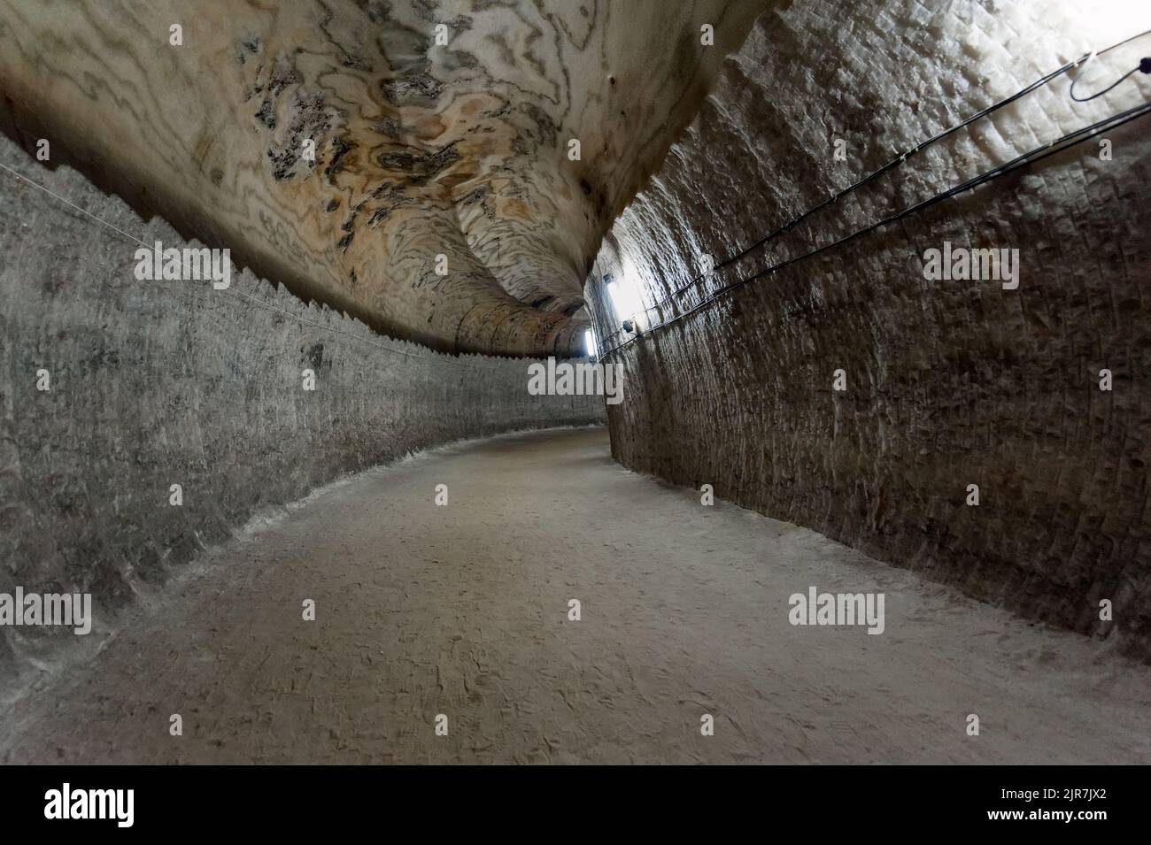 Inside the salt mine in Soledar, Donetsk, Ukraine Stock Photo - Alamy