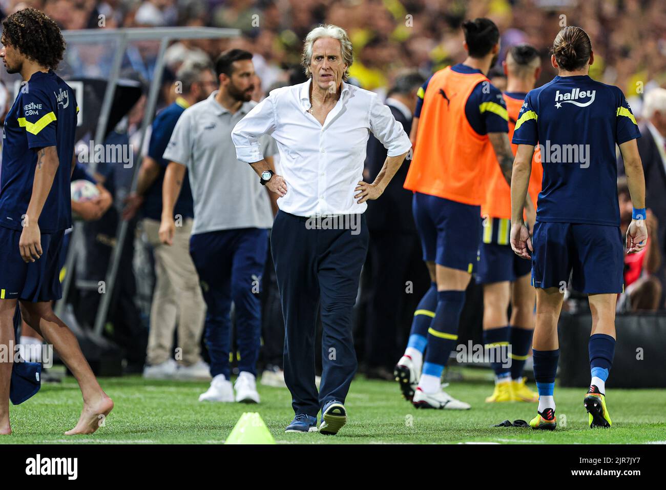 ISTANBUL, TURKEY - AUGUST 22: head coach Jorge Jesus of Fenerbahce ...