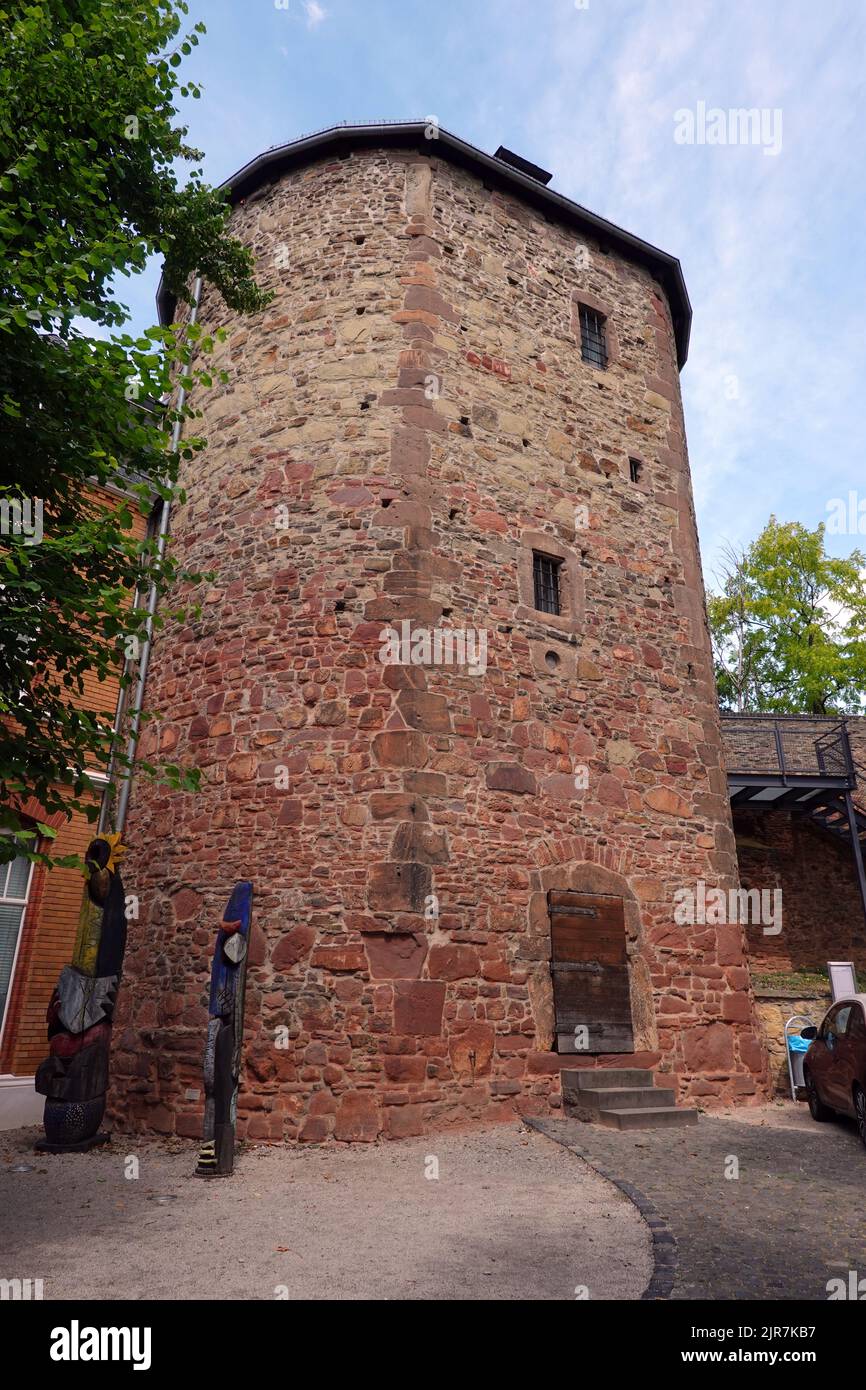Dicker Turm - Teil der historischen Stadtbefestigung, Nordrhein ...