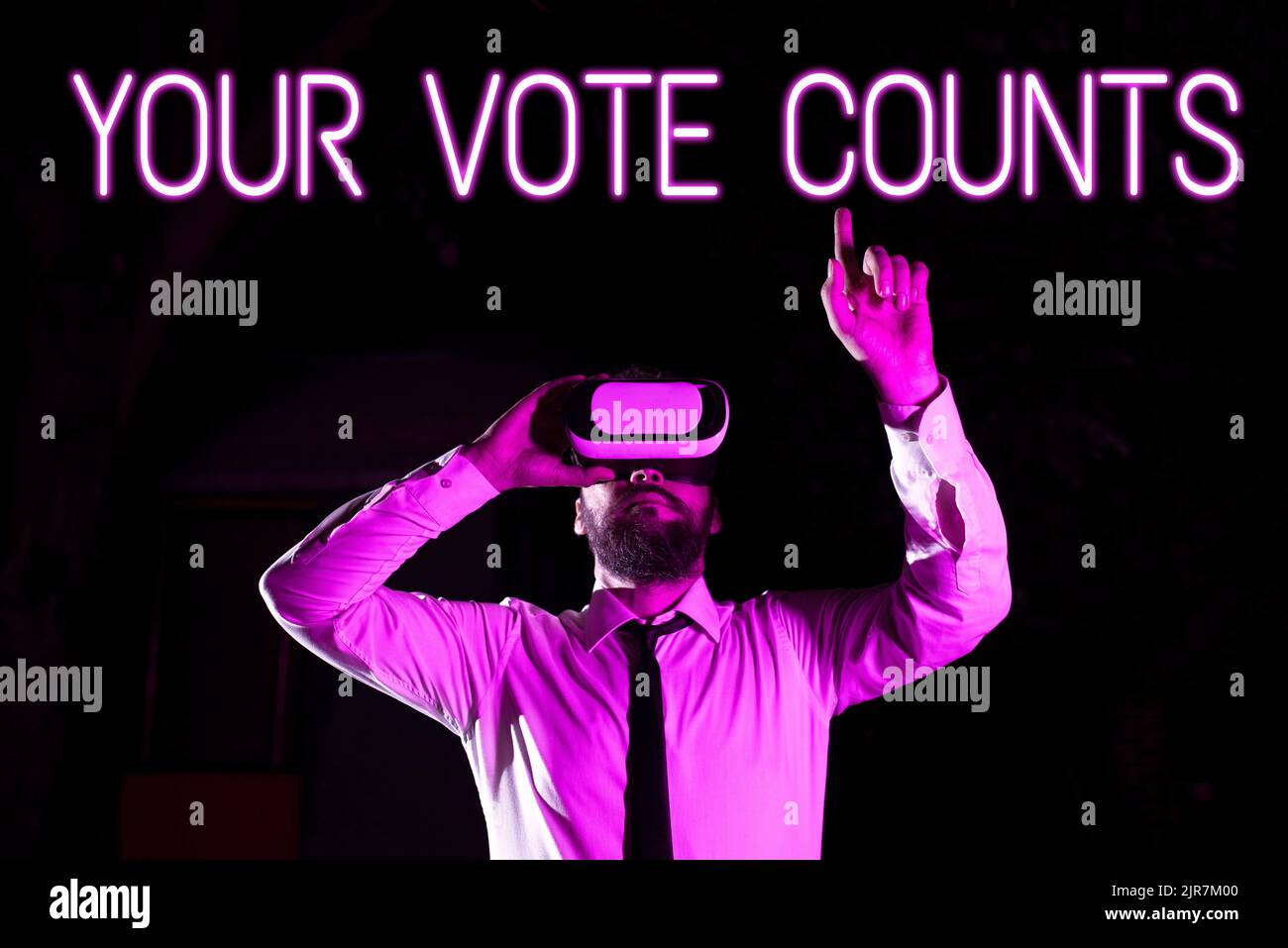 Hand writing sign Your Vote Counts, Word Written on Make an election ...