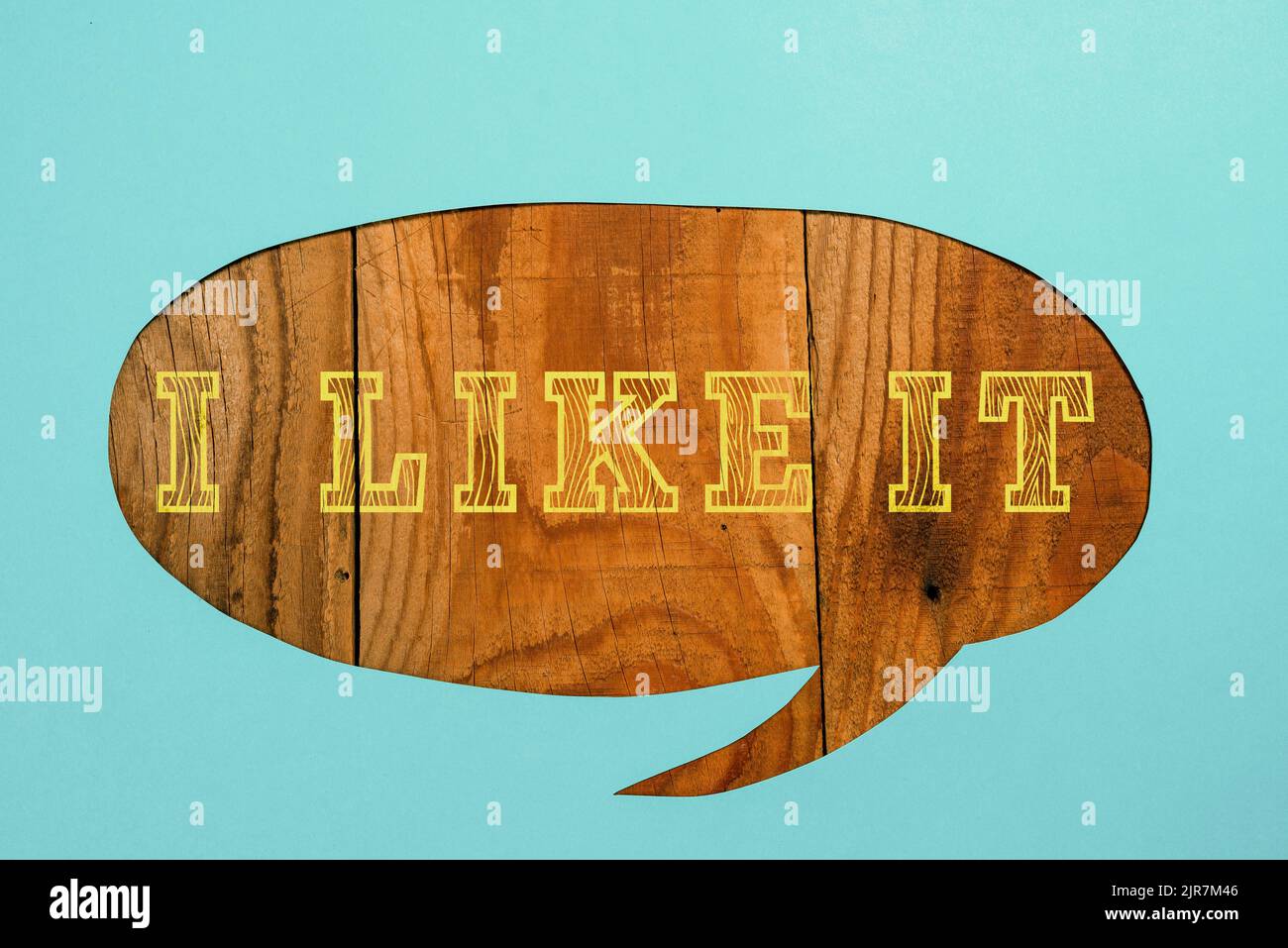 Hand writing sign I Like It, Internet Concept To be pleased with ...