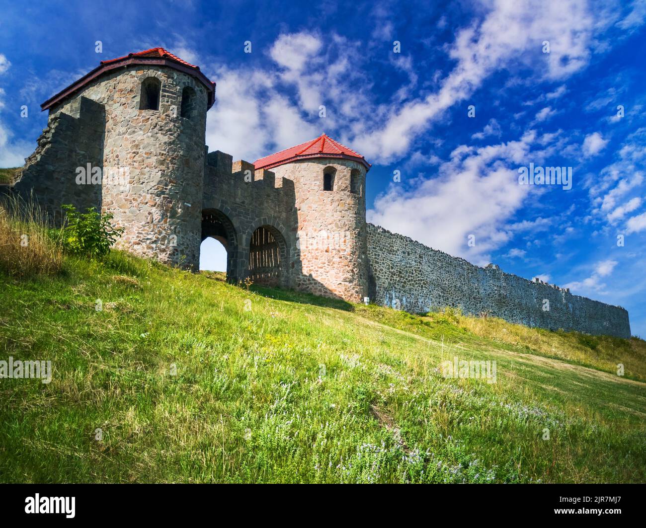 Porolissum, Romania - Ruins of ancient roman castrum and city in Dacia ...
