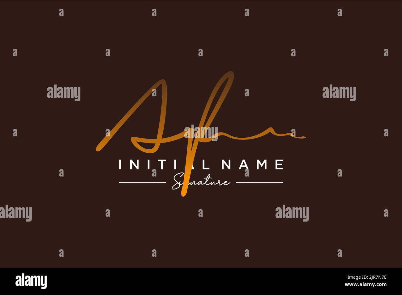 Af signature hi-res stock photography and images - Alamy